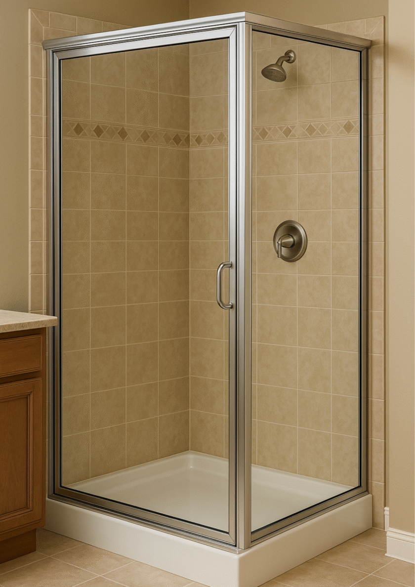 Framed Shower Doors Installation - Insight Glass